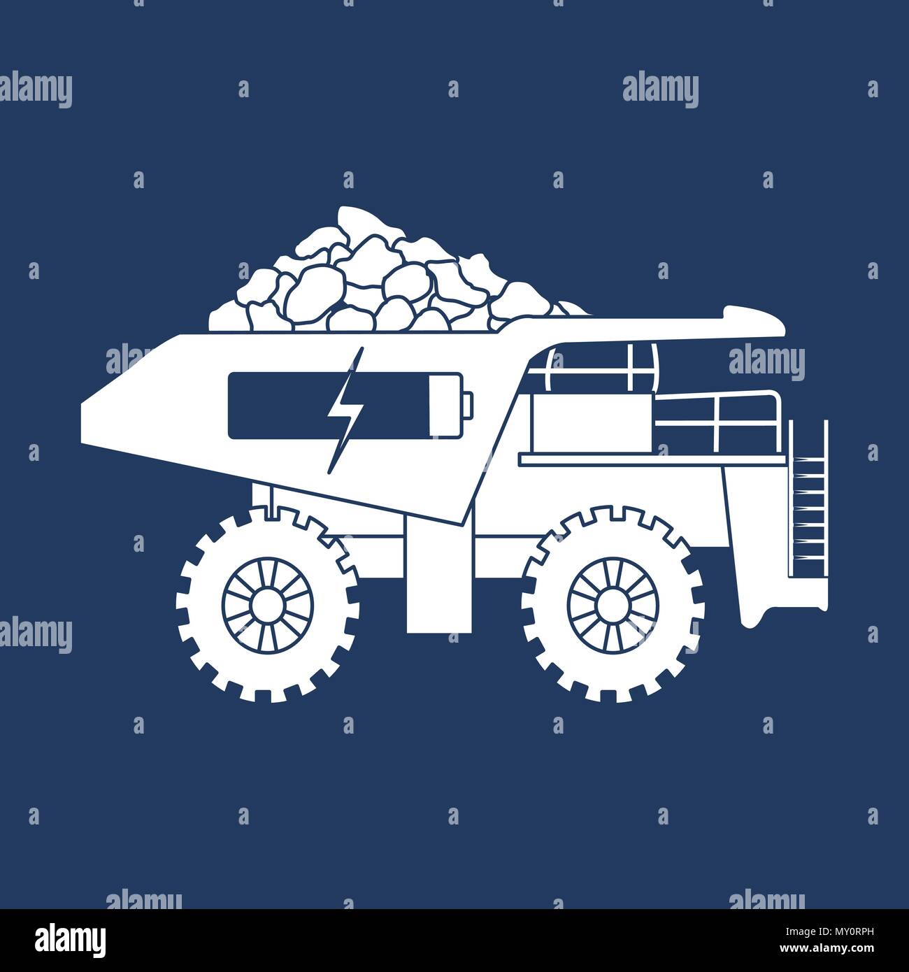 Transport of iron ore Stock Vector Images - Alamy