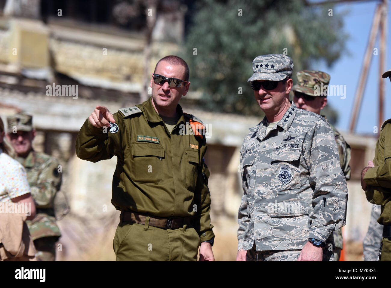 Col. Ariel Blitz, civilian defense commander, Israeli Defense Forces ...