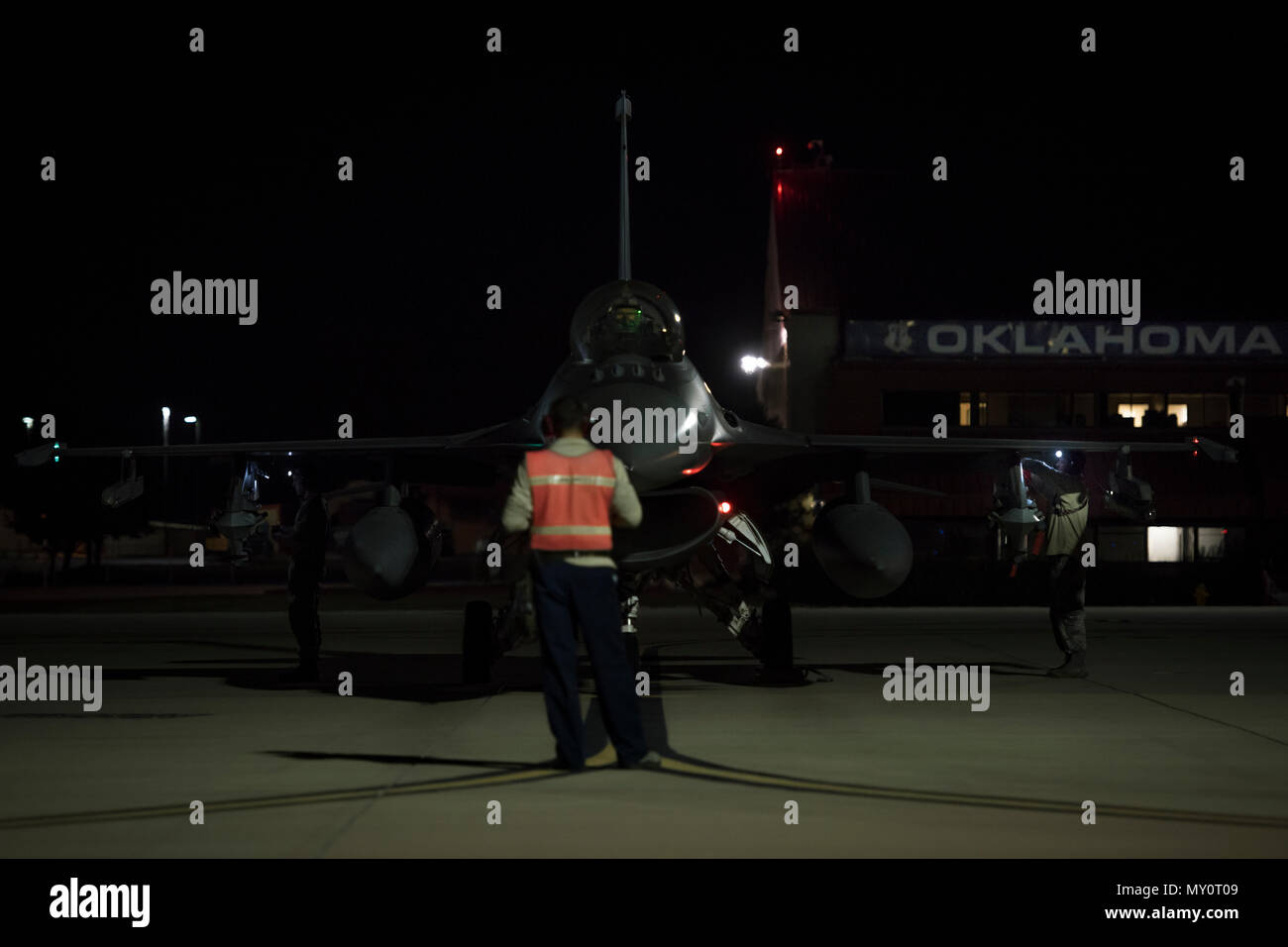 U.S. Air National Guard airmen, 138th Aircraft Maintenance Squadron ...