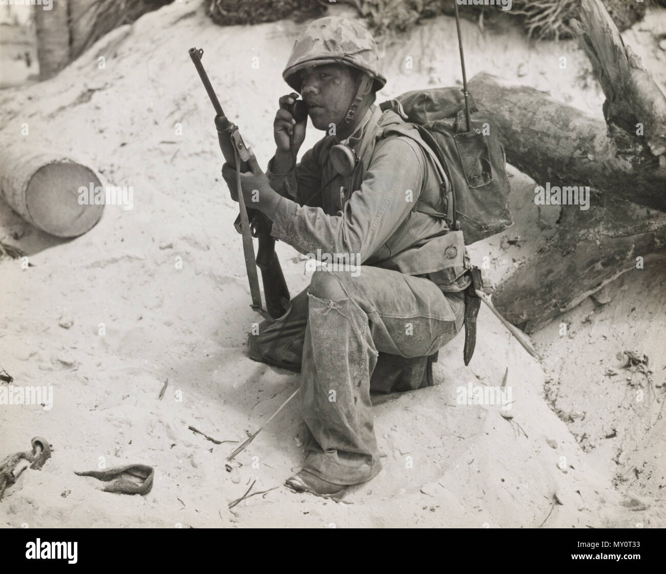 World War II Photo - Battle of Tarawa 1943 Stock Photo - Alamy