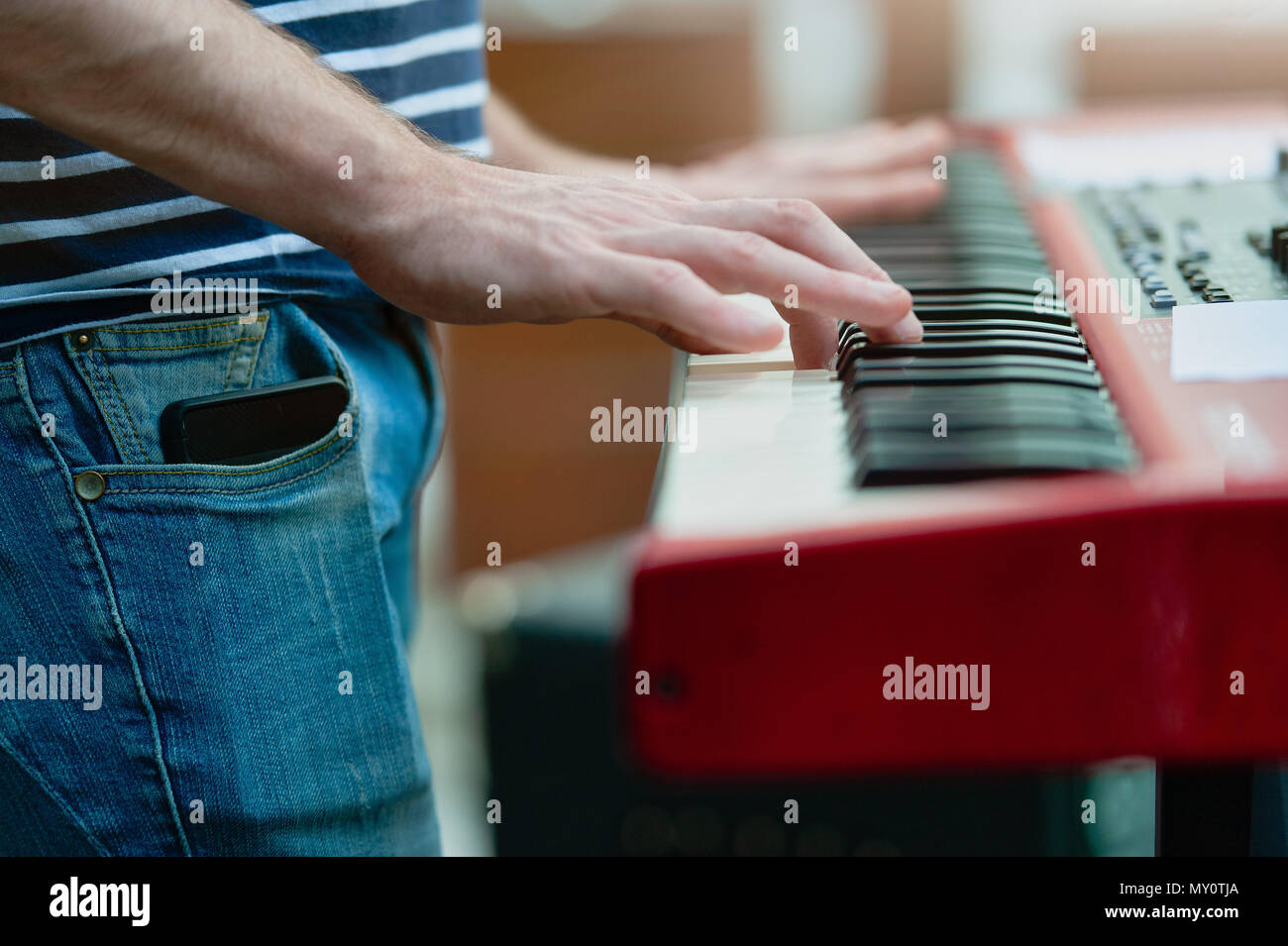 Jazz player musical detail hi-res stock photography and images - Alamy