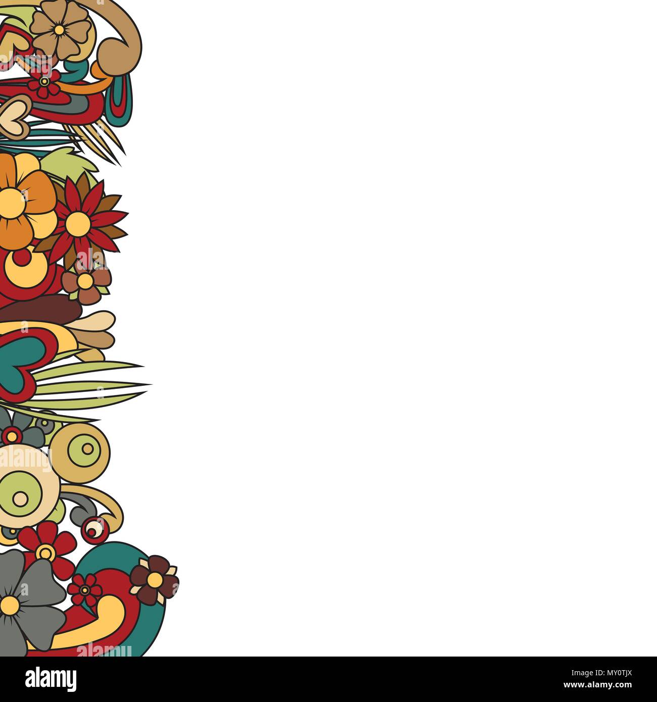 Left side of frame Stock Vector Images - Alamy