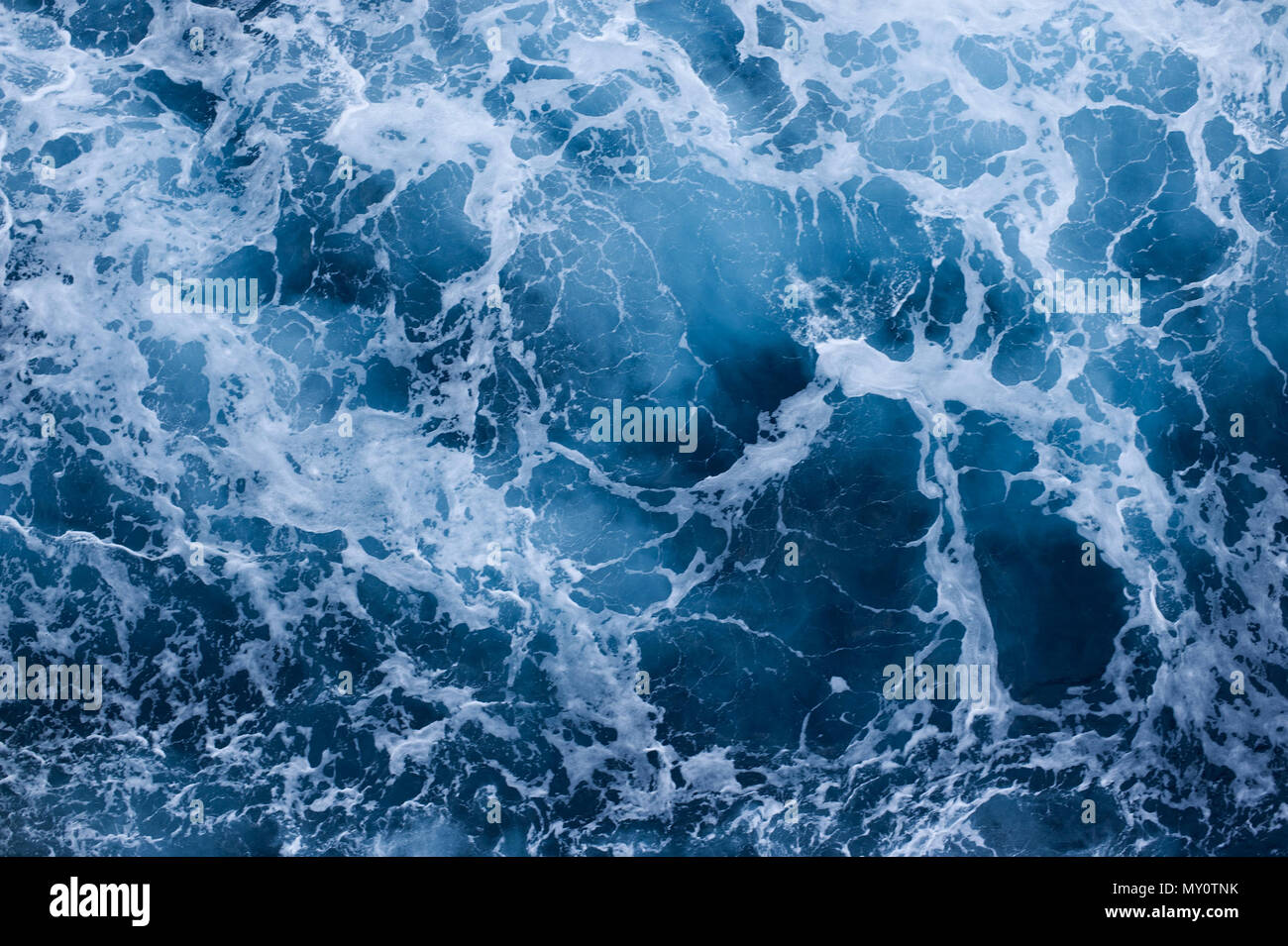 Beautiful blue waves view on hi-res stock photography and images - Alamy