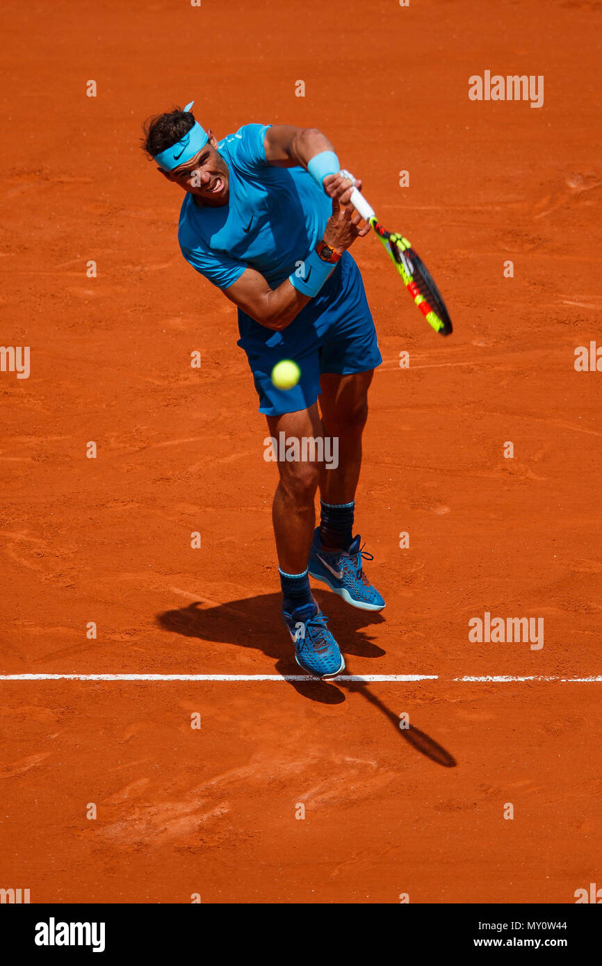 Rafael nadal french open 2018 hi-res stock photography and images - Alamy
