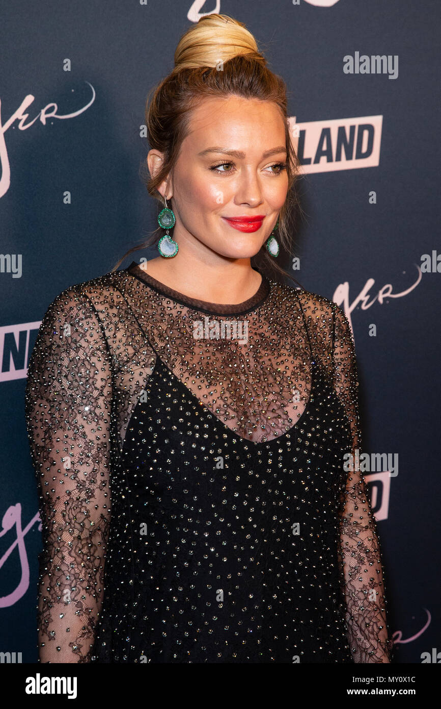 New York, USA - June 4, 2018: Hilary Duff wearing dress by Chloe ...