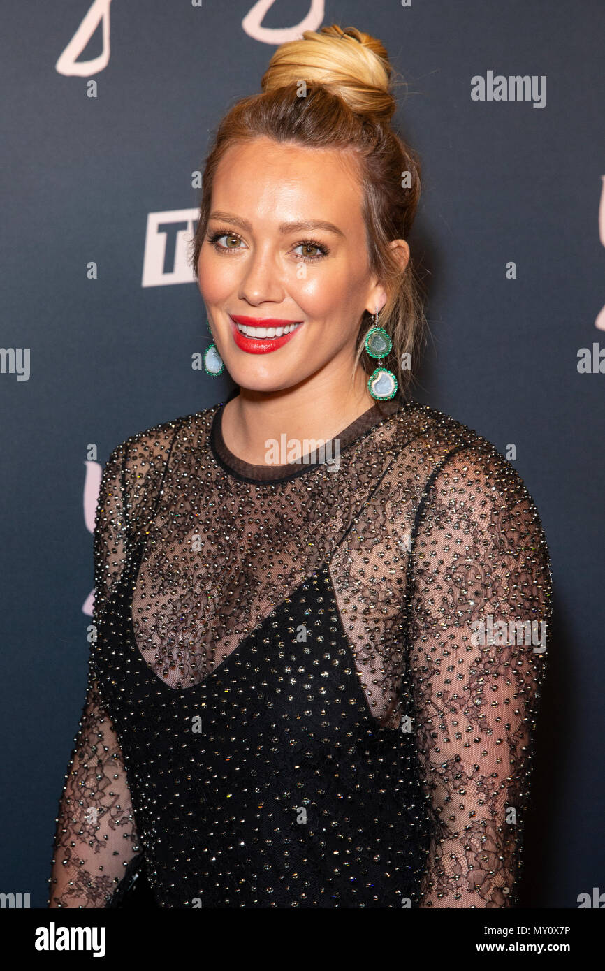 New York, USA - June 4, 2018: Hilary Duff wearing dress by Chloe ...