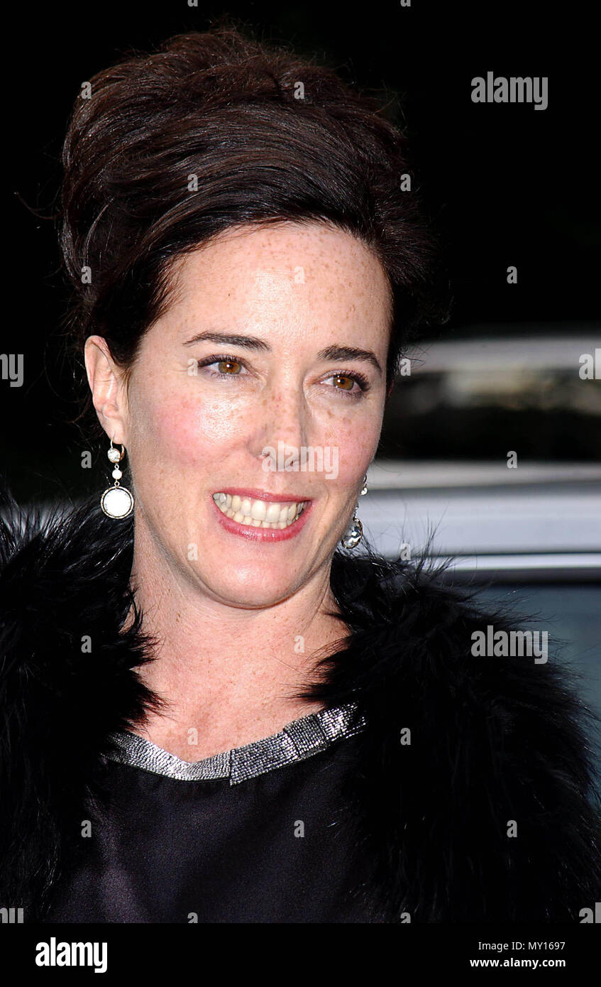 New York, New York, USA. 5th June, 2003. Fashion designer KATE SPADE ...