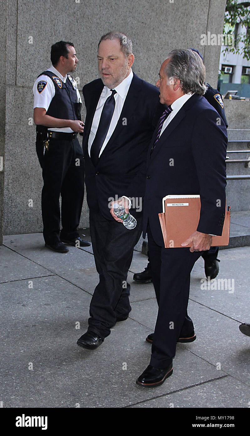 New York, NY, USA. 5th June, 2018. Harvey Weinstein and his attorney ...