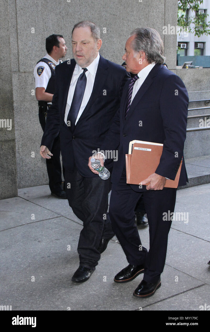 New York, NY, USA. 5th June, 2018. Harvey Weinstein and his attorney ...