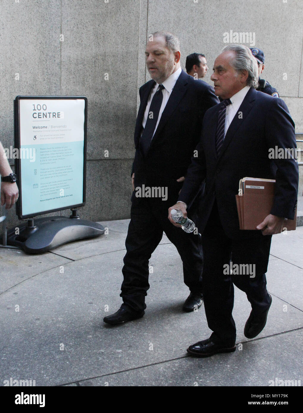New York, NY, USA. 5th June, 2018. Harvey Weinstein and his attorney ...