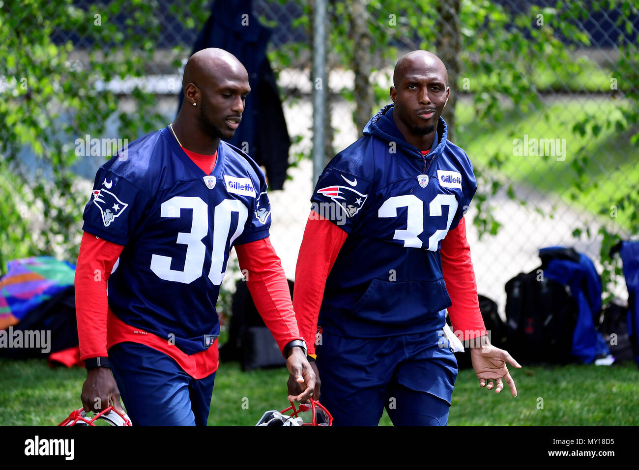 Foxborough, Massachusetts, USA. 5th June, 2018. New England Patriots ...
