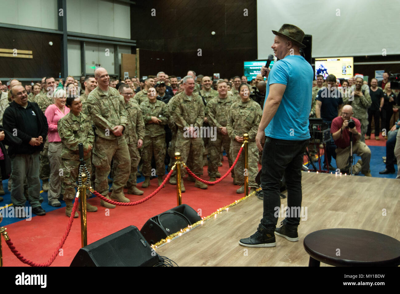 Comedy Central’s “Roast Master General” Jeff Ross performs for Combined ...