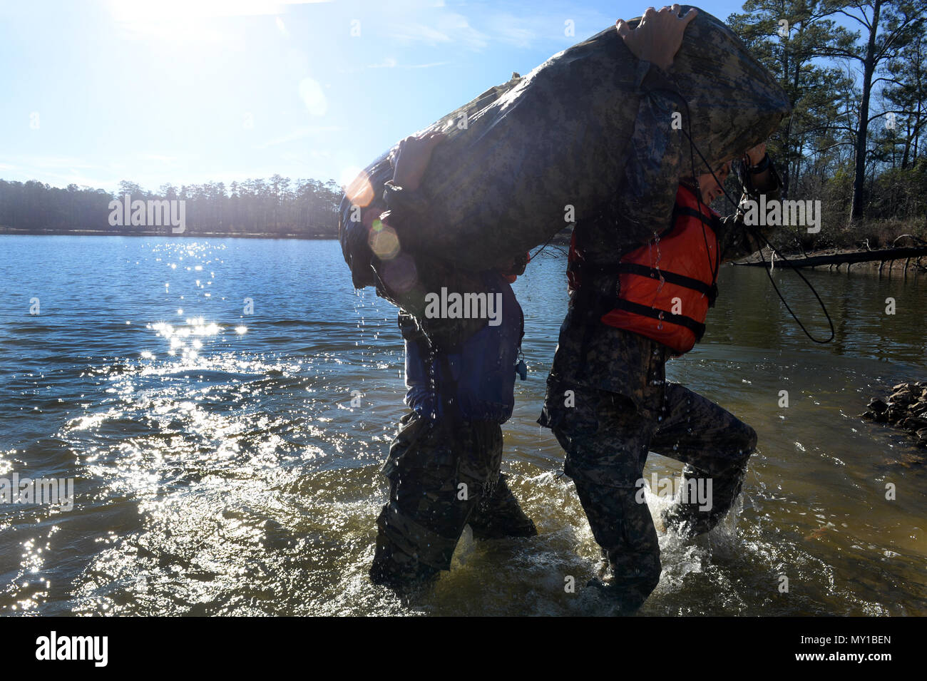 Army Capt. Rob Killian, right, with the Colorado Army National Guard’s ...