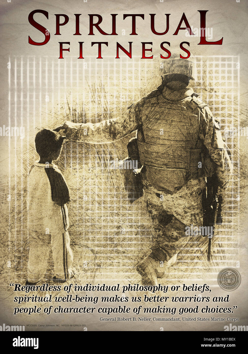 Poster created to remind Marines about spiritual fitness. Regardless of ...