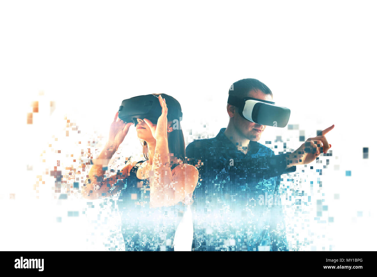 Pixel effect hi-res stock photography and images - Alamy