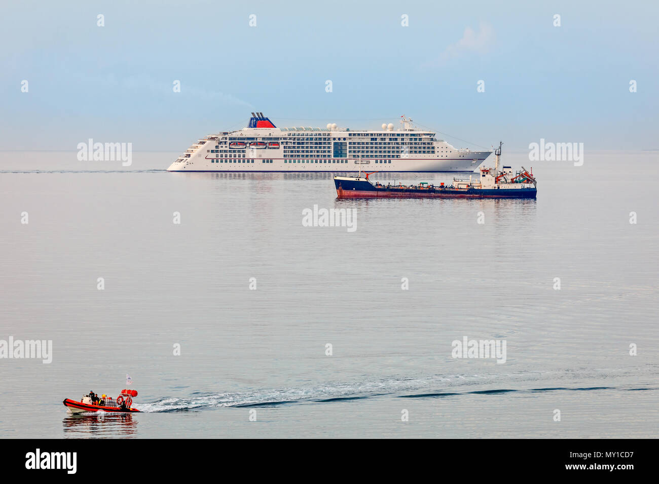 Small passenger ship hi-res stock photography and images - Alamy