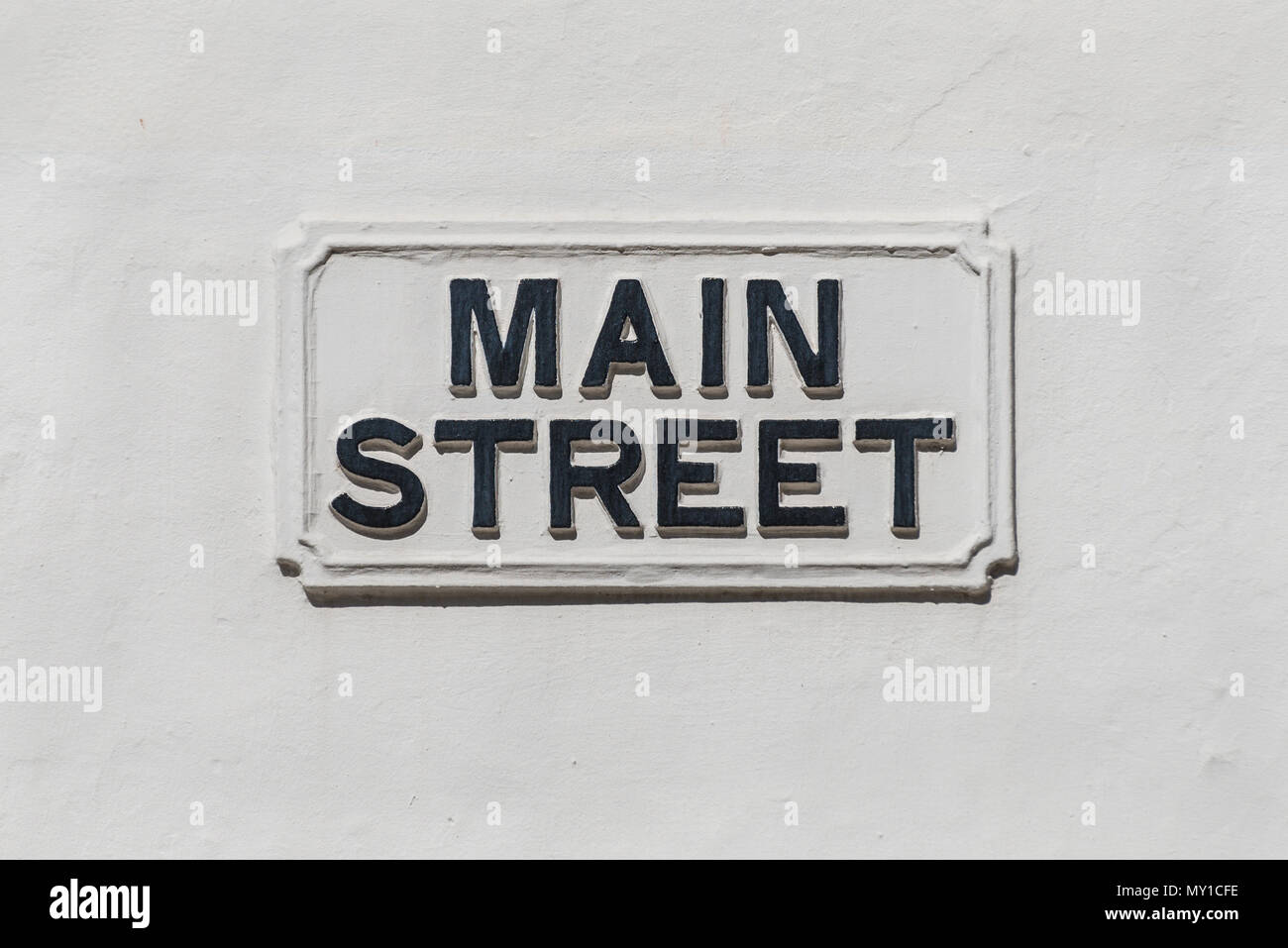 Main street sign hi-res stock photography and images - Alamy
