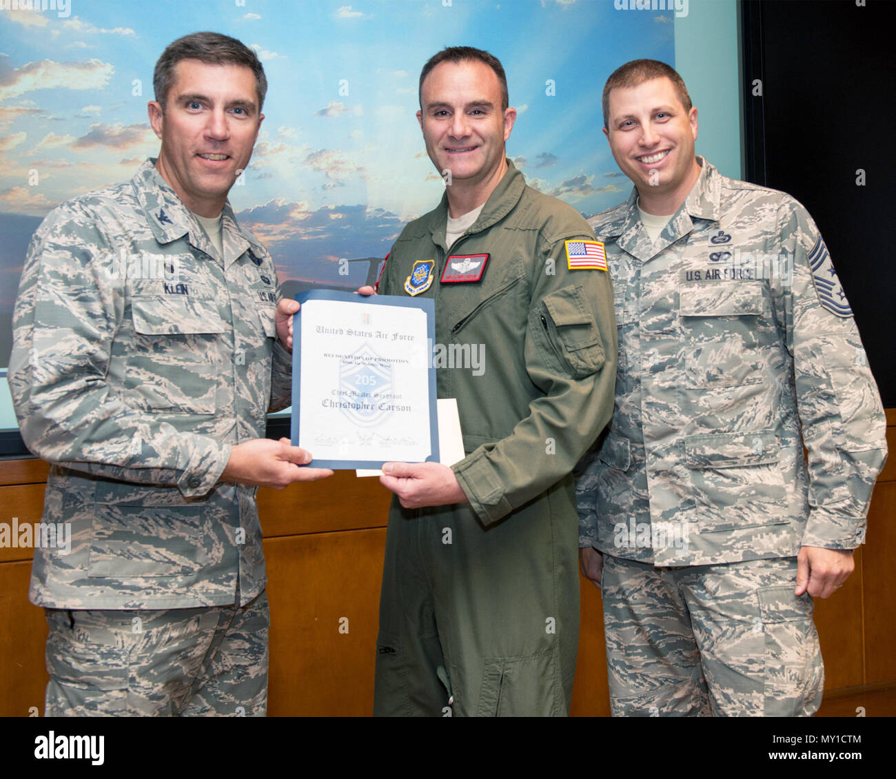 U.S. Air Force Col. John Klein, 60th Air Mobility Wing commander and ...