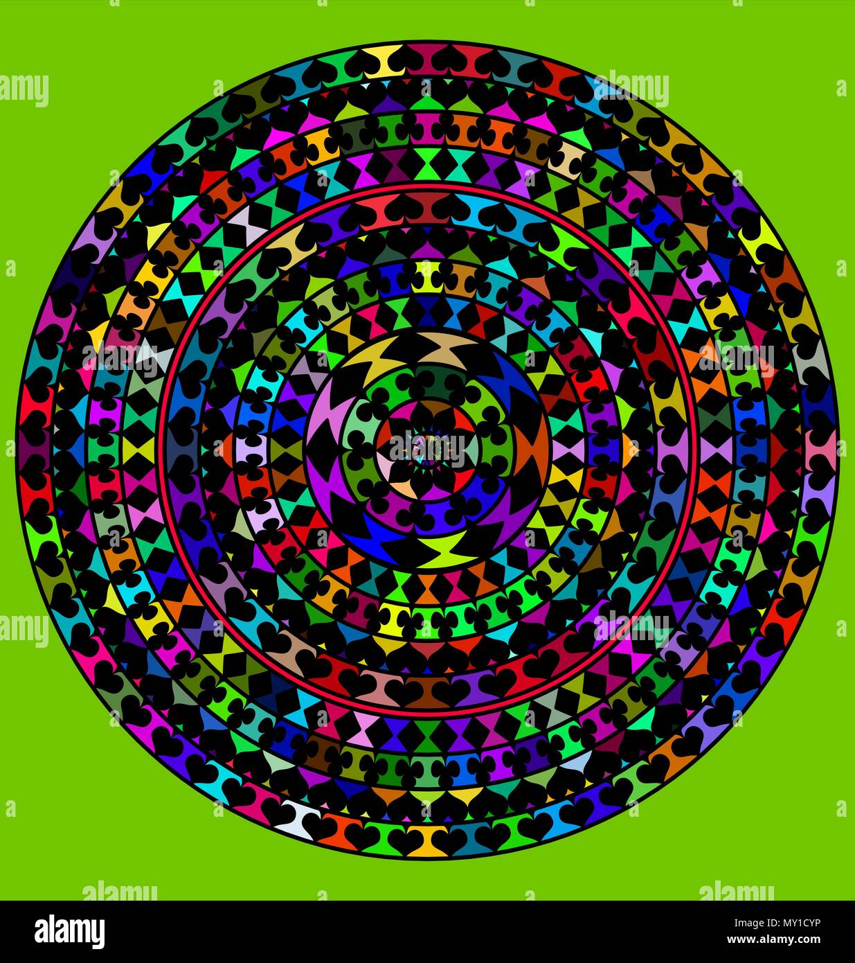 Dark green shapes Stock Vector Images - Alamy