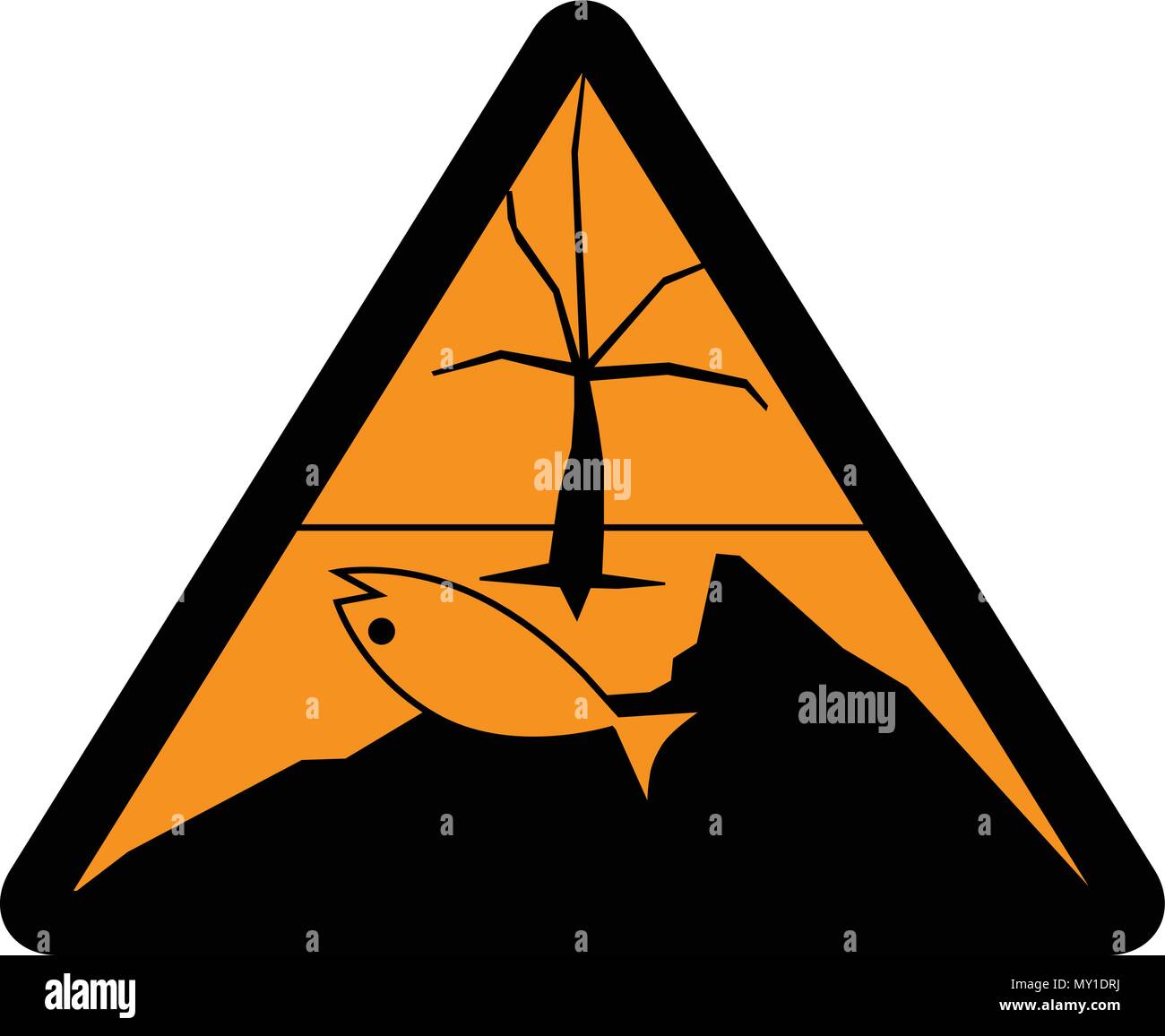 Beware of dead fish Stock Vector Images - Alamy