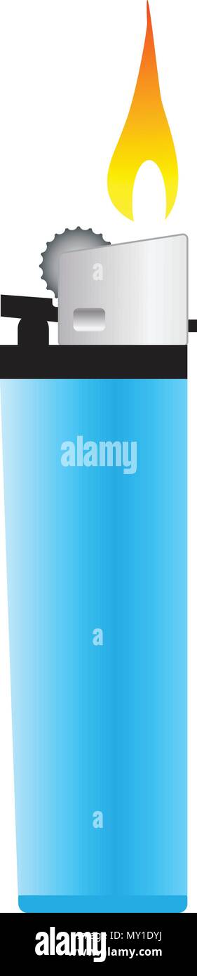 lighter and flame color vector silhouette Stock Vector Image & Art - Alamy