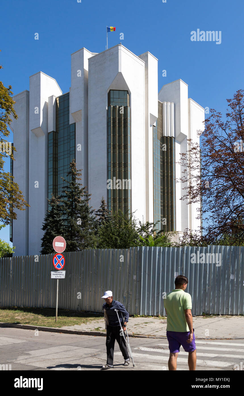 Chisinau, Republic of Moldova, ancient palace of the President Stock ...