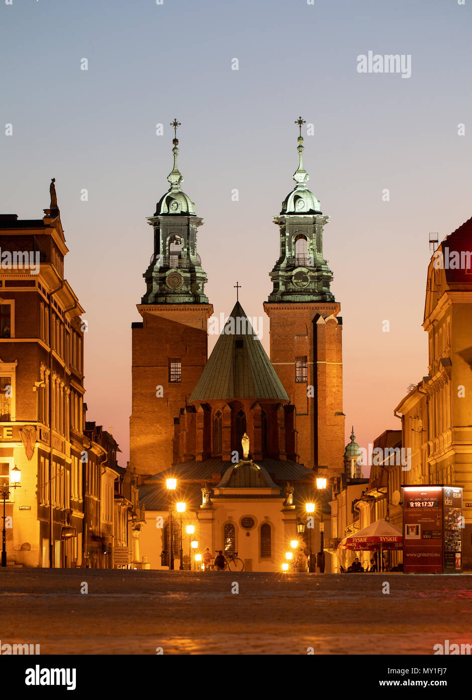 Gniezno / Poland: Cathedral. Old town sacred and secular buildings ...
