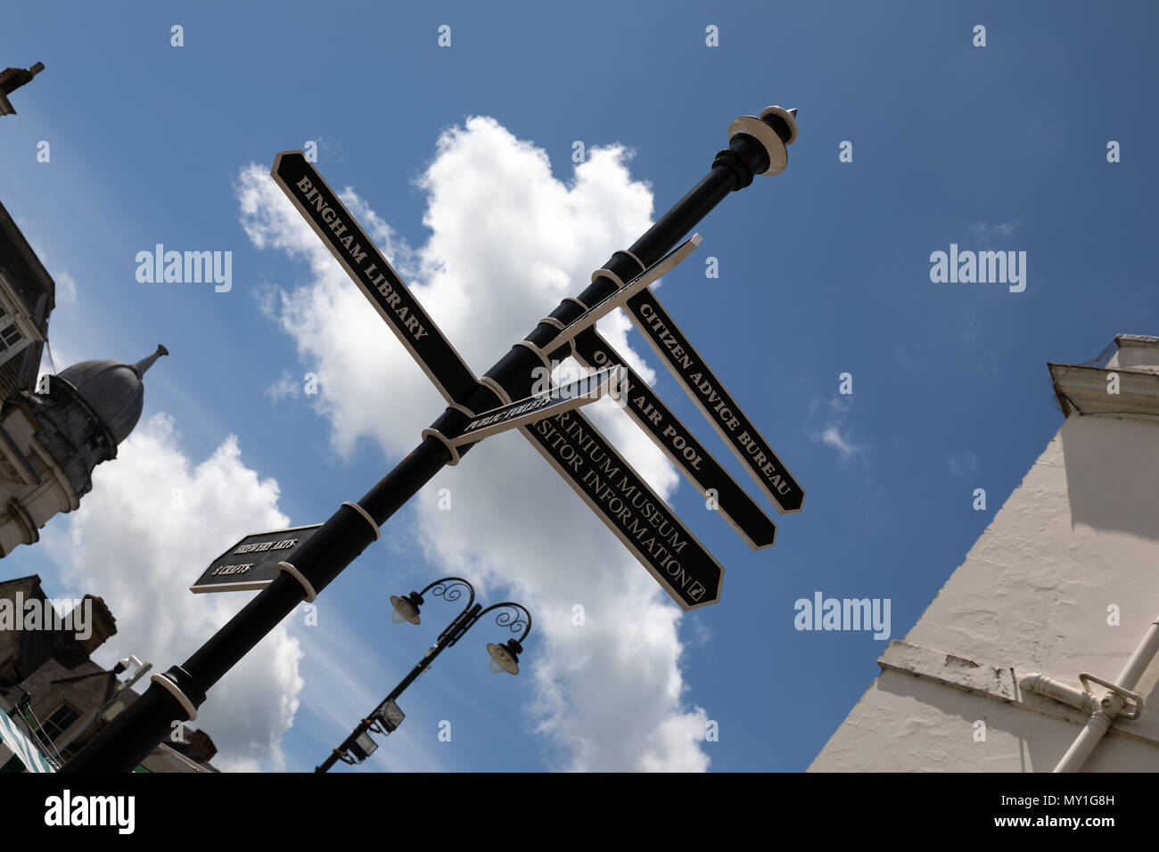Market square sign hi-res stock photography and images - Alamy