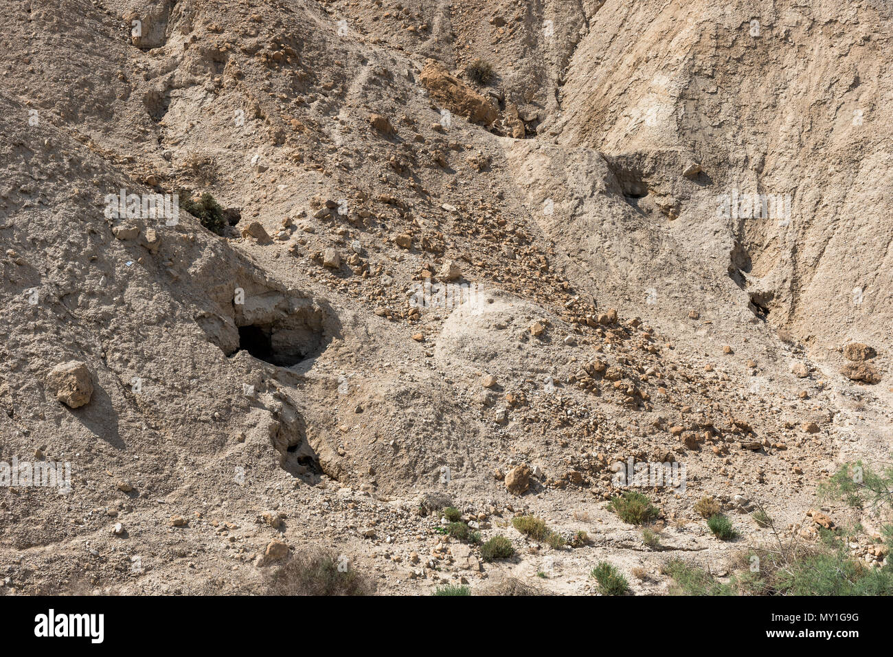 The Qumran caves, West bank, Israel is the place in the Holy Land ...