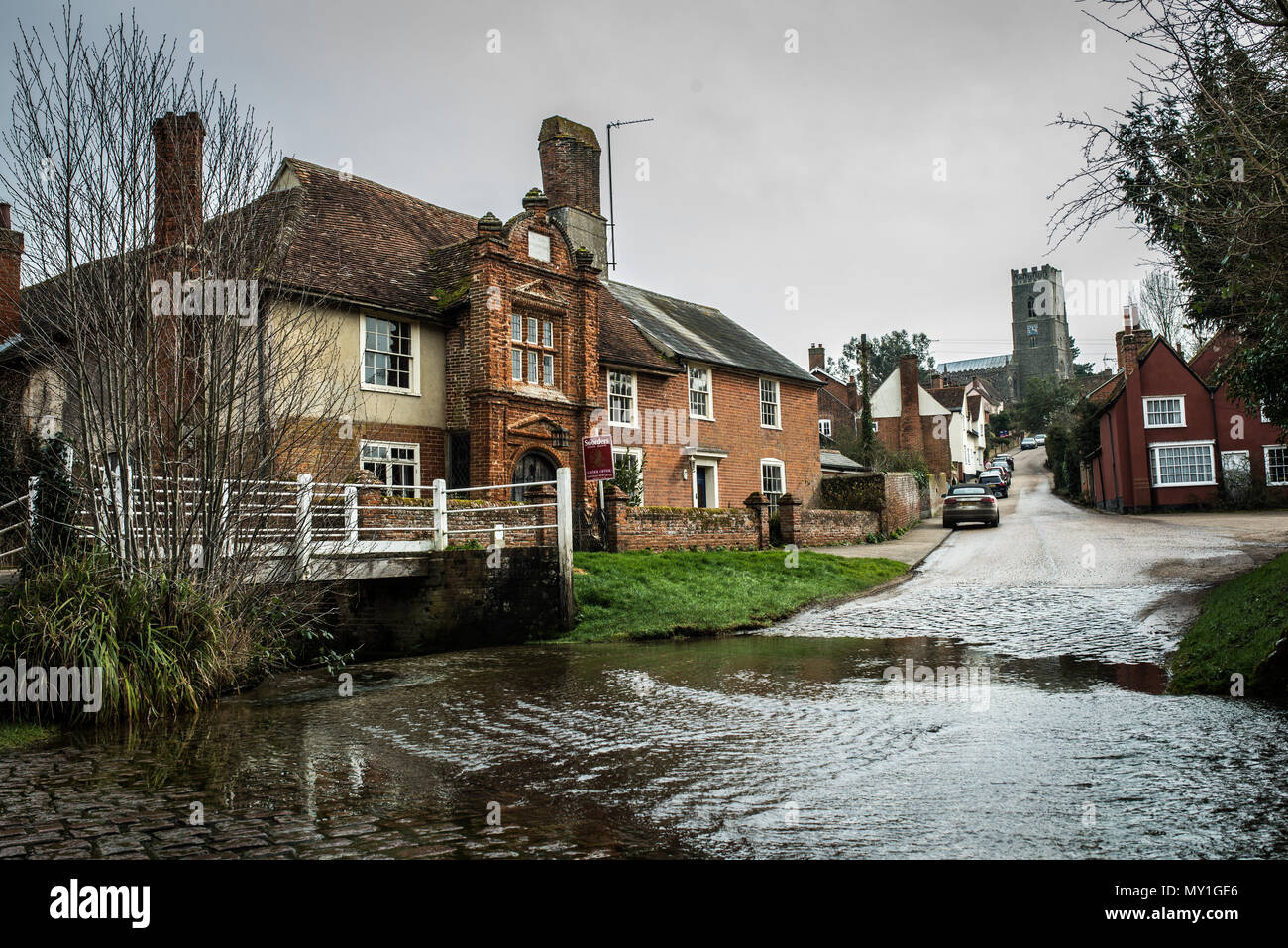 Kersey village suffolk hi-res stock photography and images - Alamy