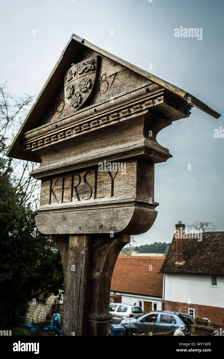 Kersey village suffolk hi-res stock photography and images - Alamy