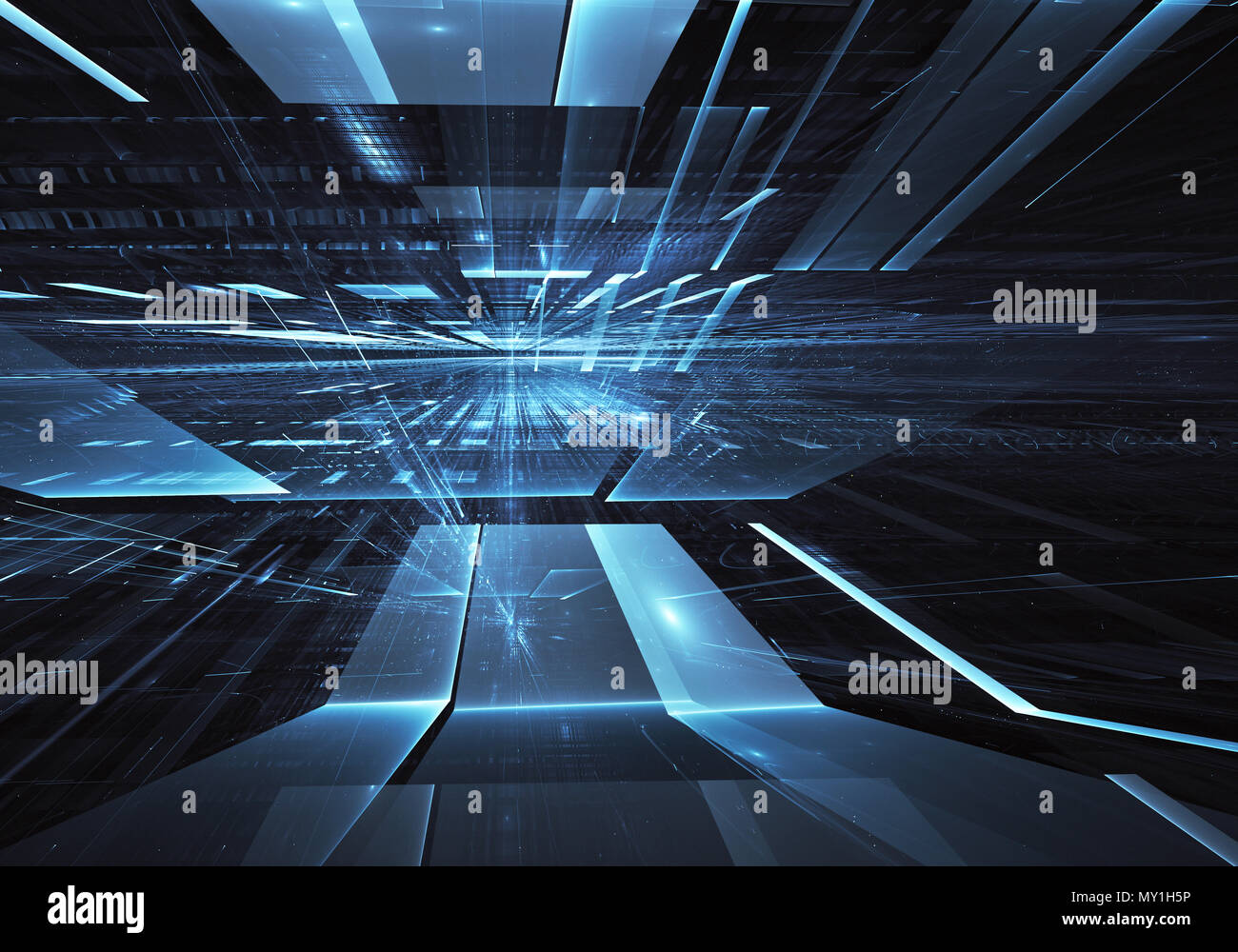 Abstract future technology background - computer-generated 3D image ...