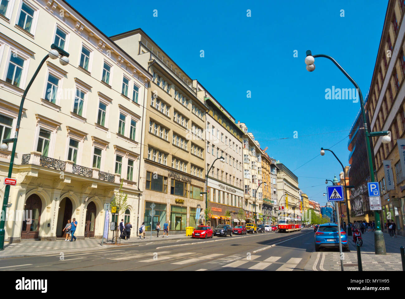 Narodni trida prague hi-res stock photography and images - Alamy