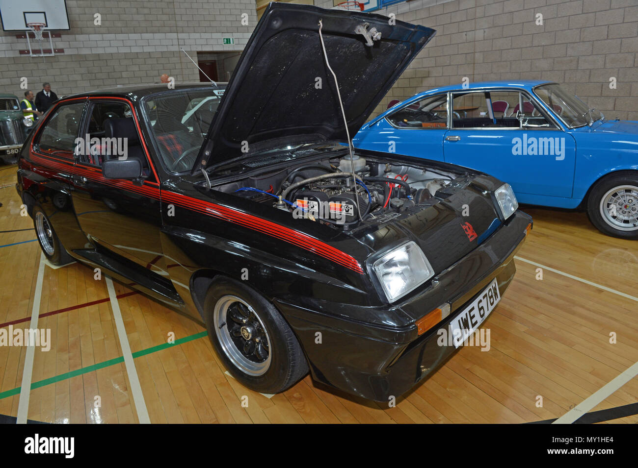 Vauxhall Chevette HSR classic rally car at the Shetland Classic Car ...