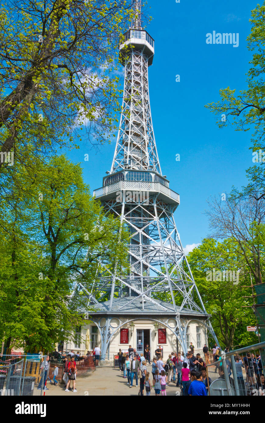 Petrinska rozhledna, Petrin tower, Petrinske sady, Petrin hill park ...