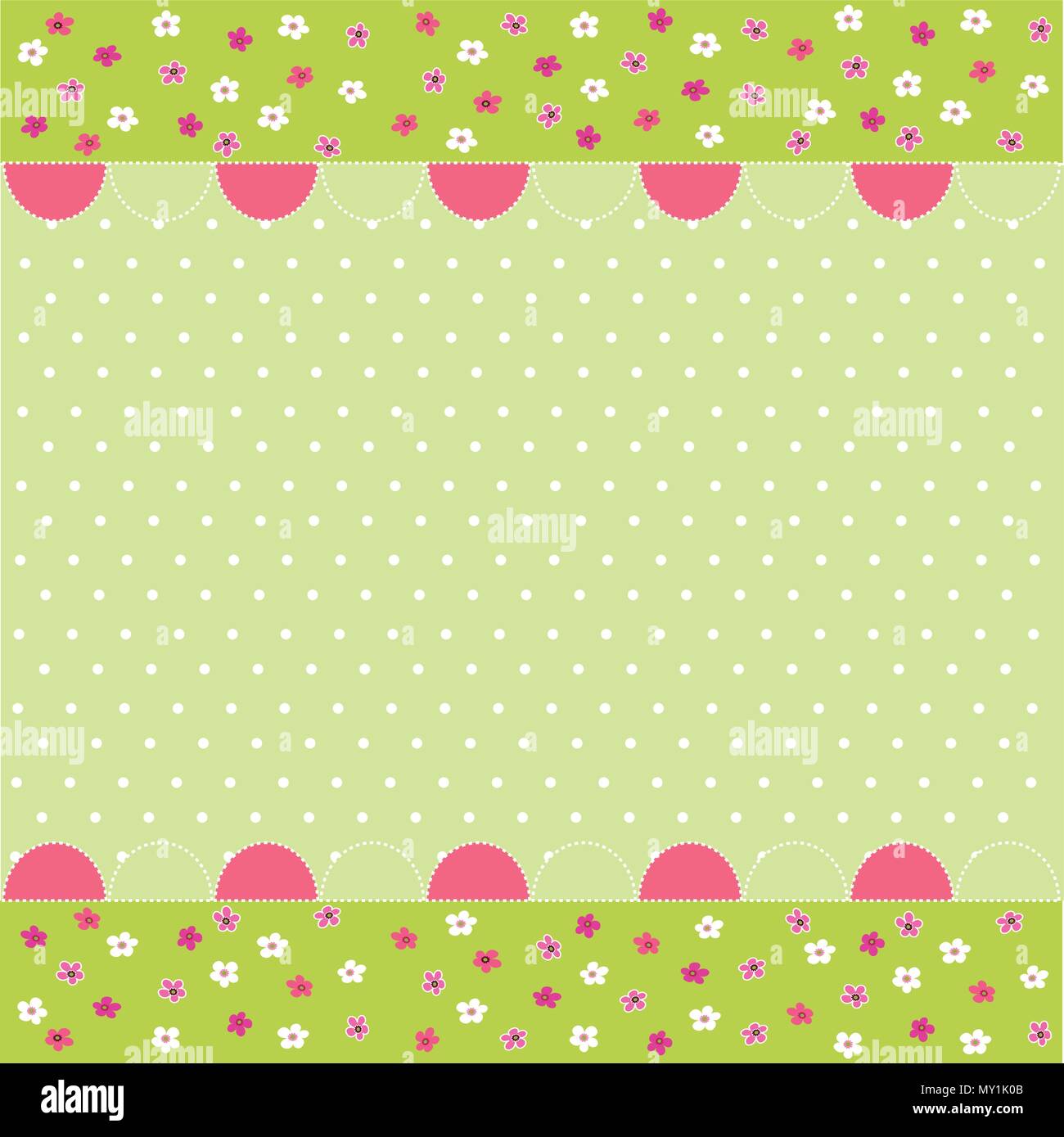 Baby flowers pink abstract Stock Vector Images - Alamy