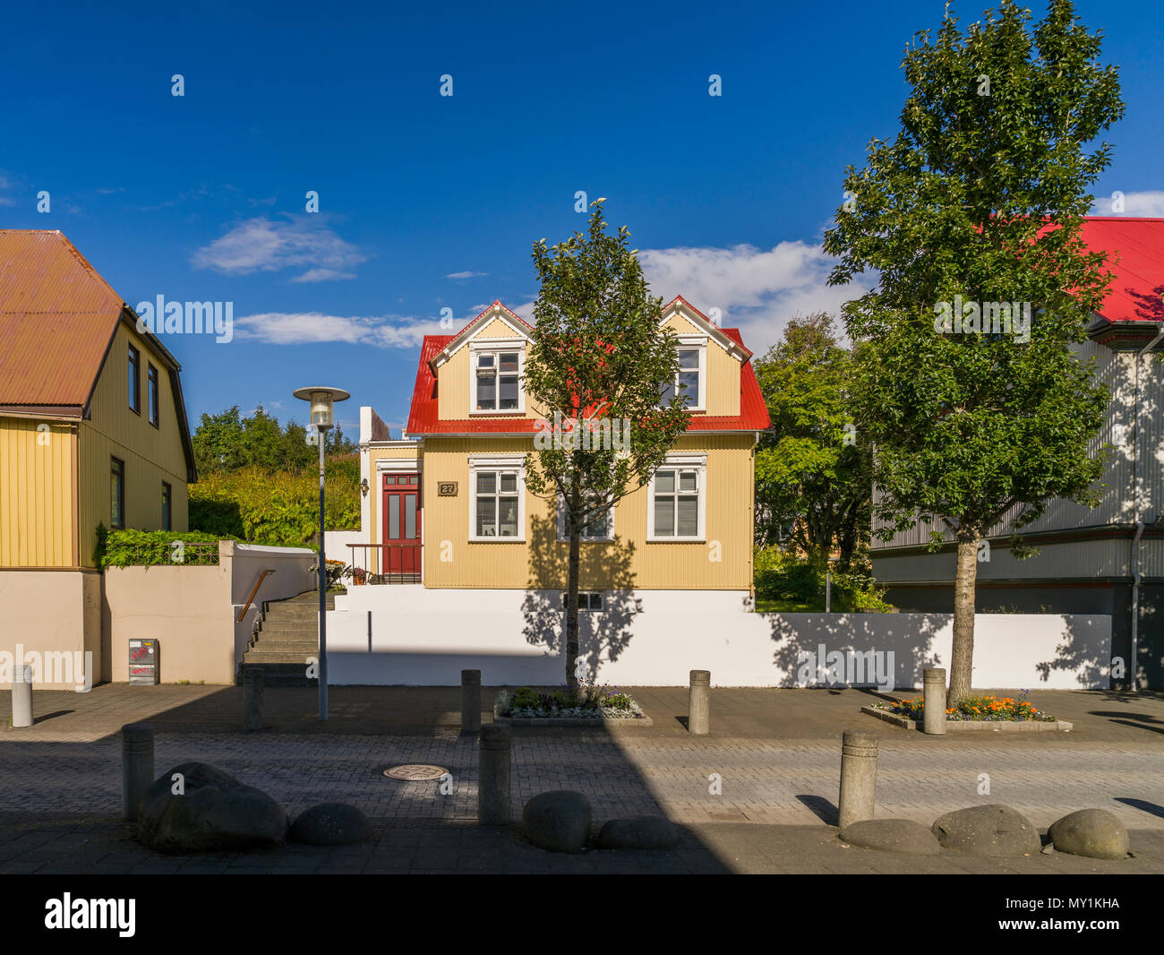 Reykjavik main street iceland hi-res stock photography and images - Alamy