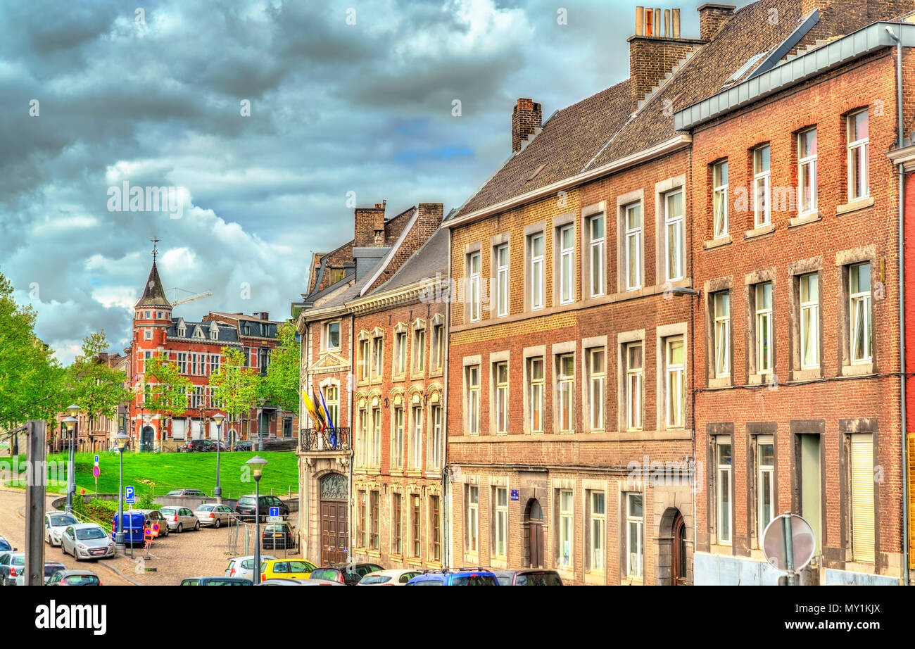 Typical buildings in the city centre of Liege, Belgium Stock Photo - Alamy