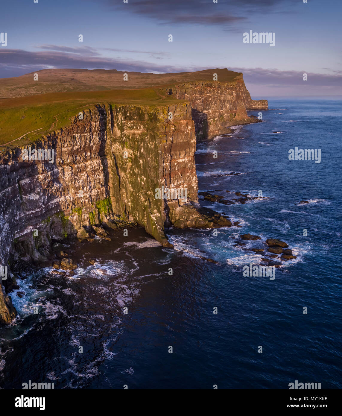 Latrabjarg cliffs, West Fjords, Iceland Stock Photo - Alamy