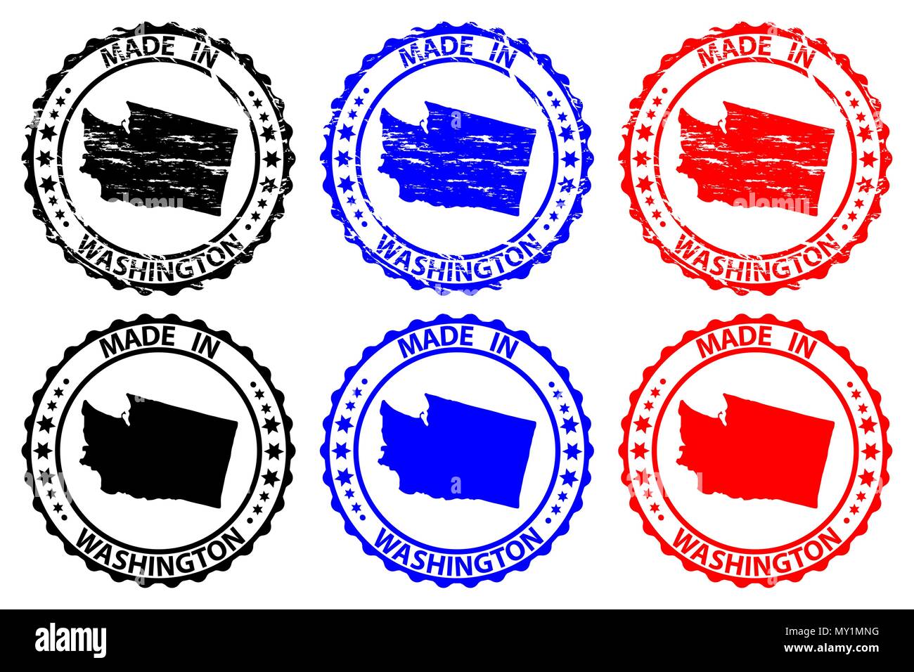 Postage washington red Stock Vector Images - Alamy