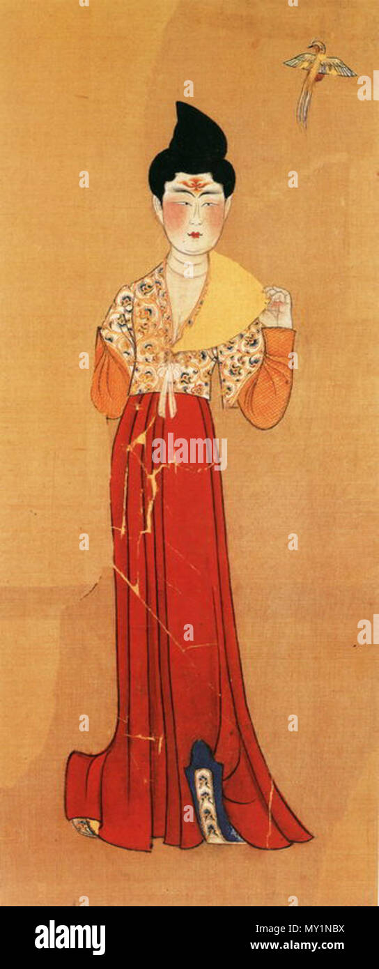 . English: Dancer 中文（繁體）‎: 舞圖 . c. 702 513 Tang Paintings of a Woman ...