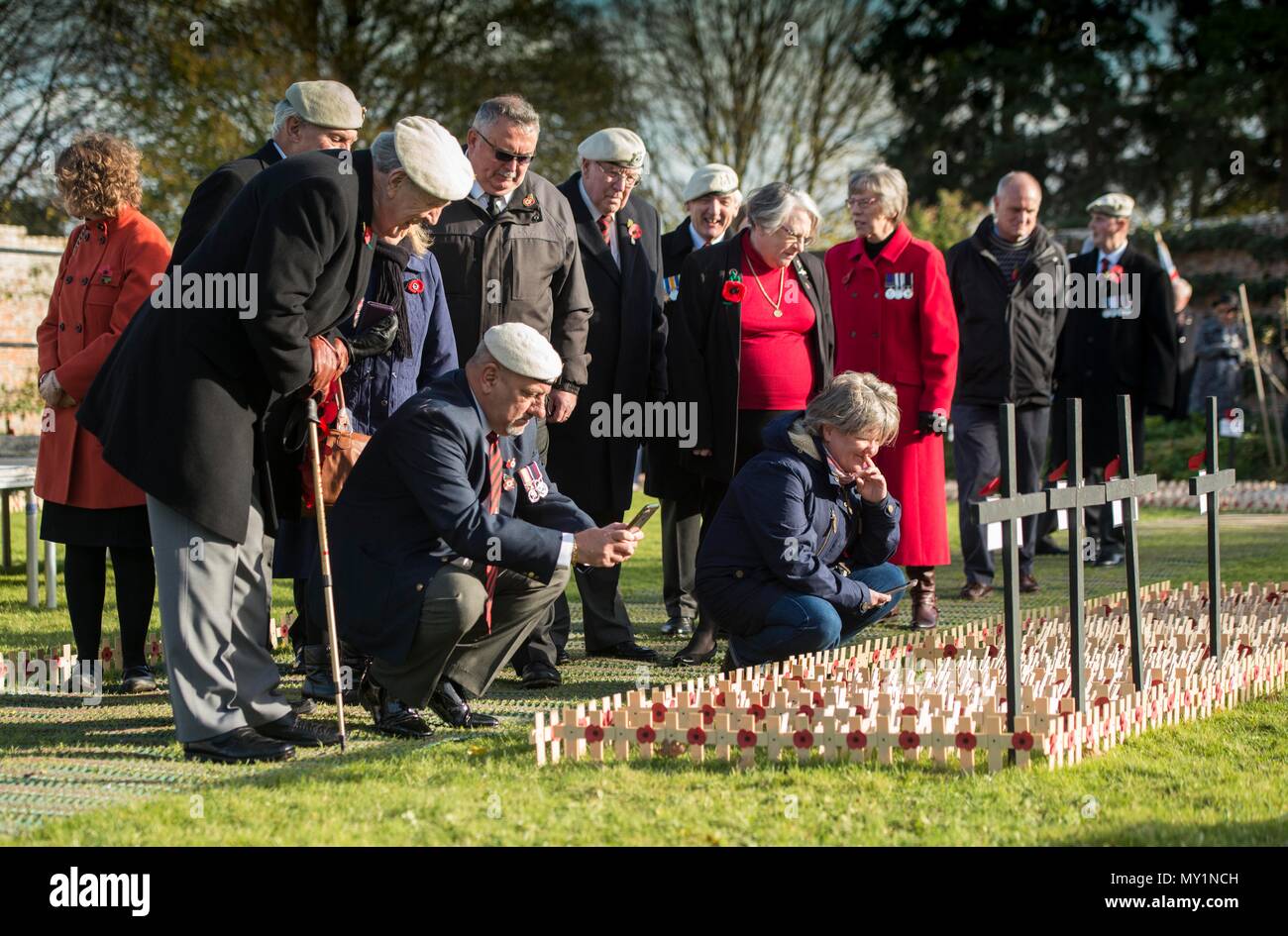 Royal Wootton Bassettt field of remembrance opens at Lydiard Park ...
