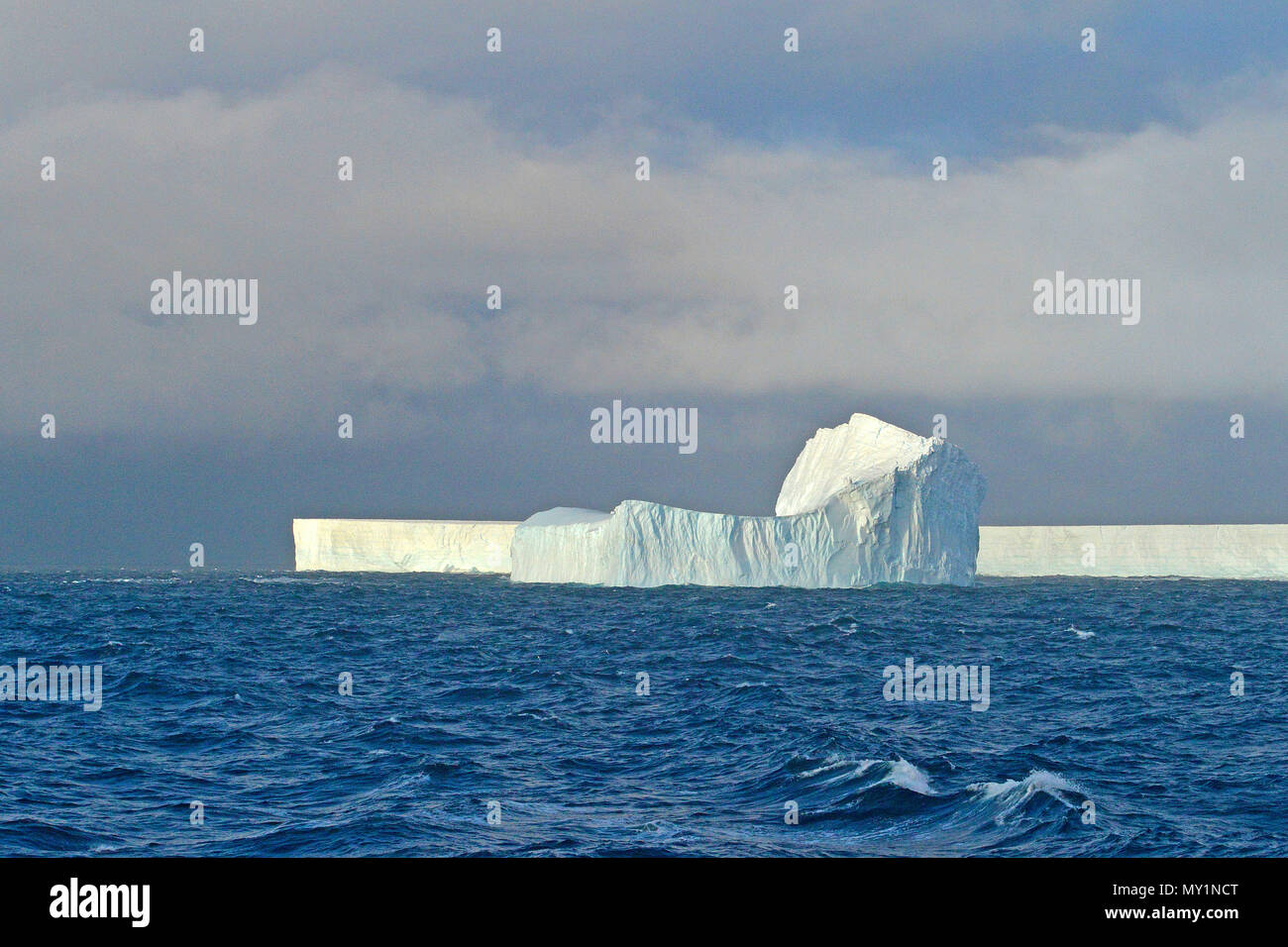 Drifting iceberg, Orkney Islands, Drake Passage,Antarctic peninsula ...
