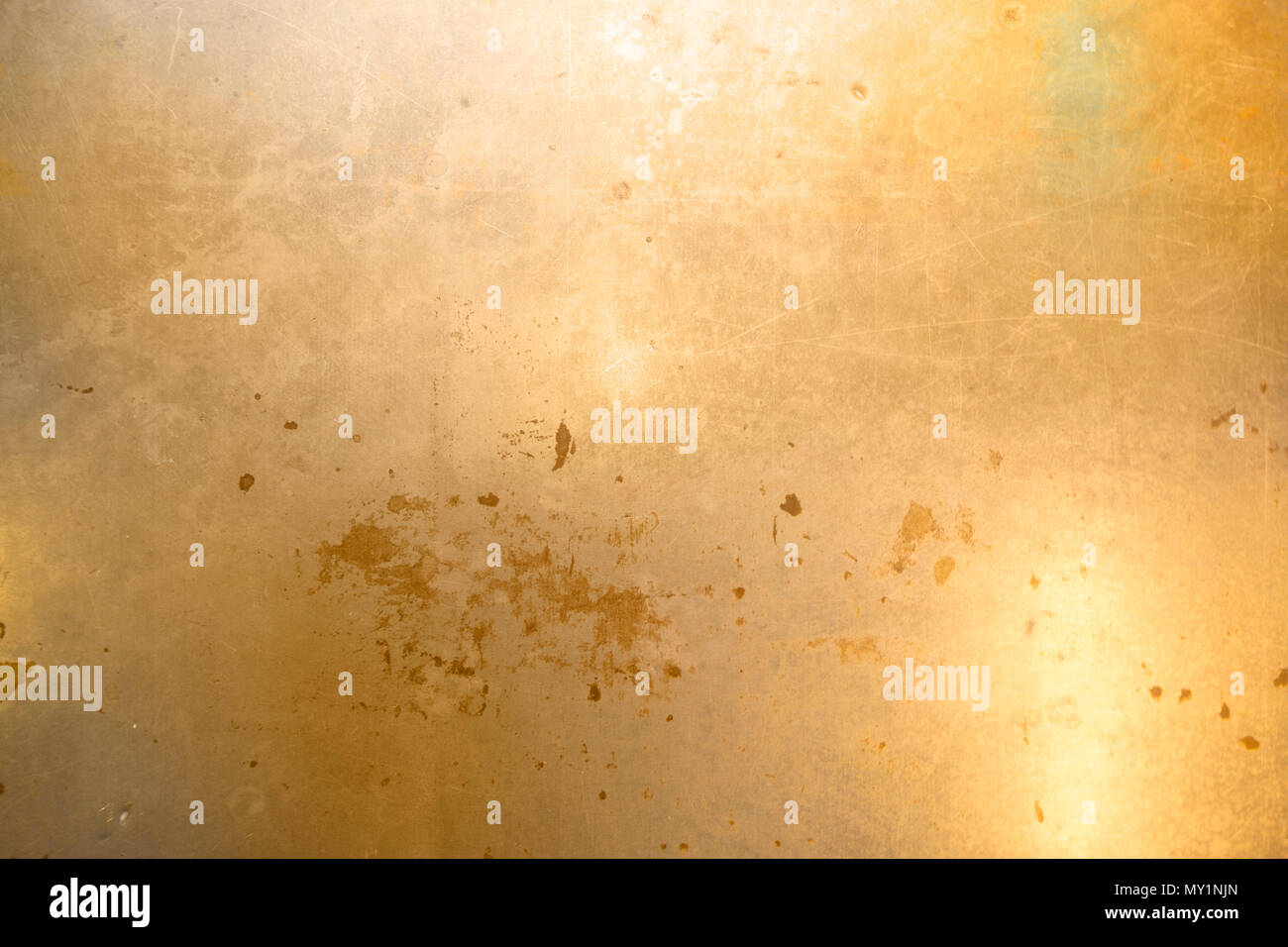 distressed gold copper bronze sheet metal surface background Stock ...