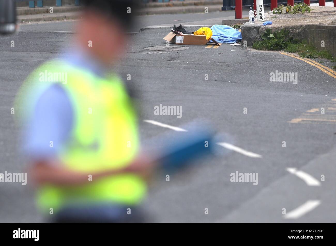 Three people sustained serious injuries this morning hi-res stock ...