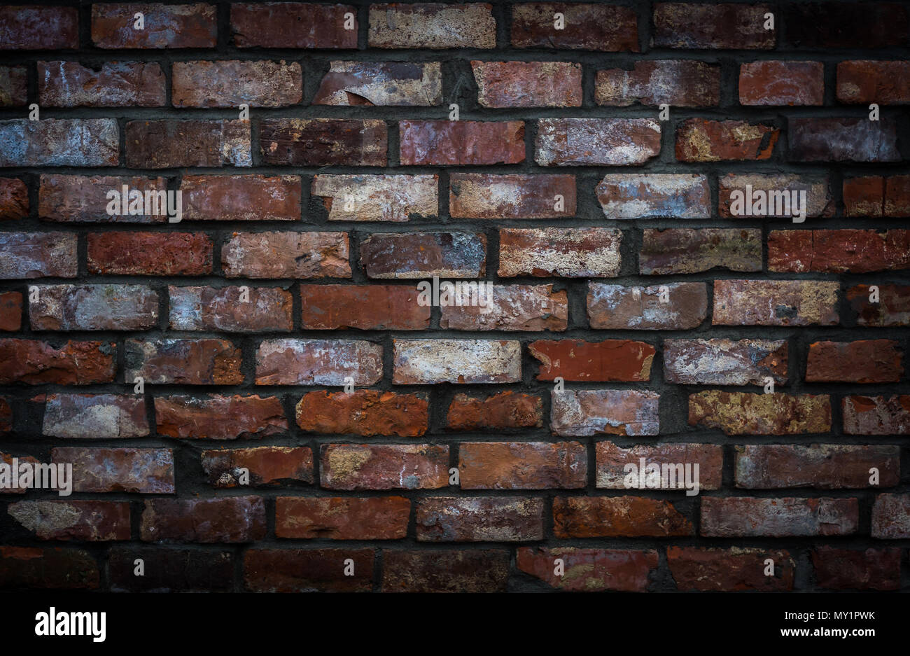 Beautiful retro brick wall, stylish original background Stock Photo - Alamy