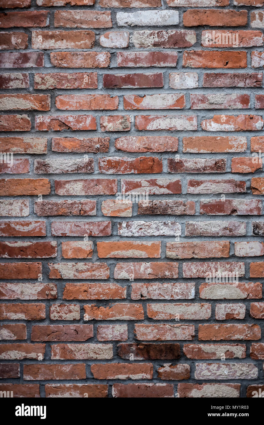 Beautiful retro brick wall, stylish original background Stock Photo - Alamy