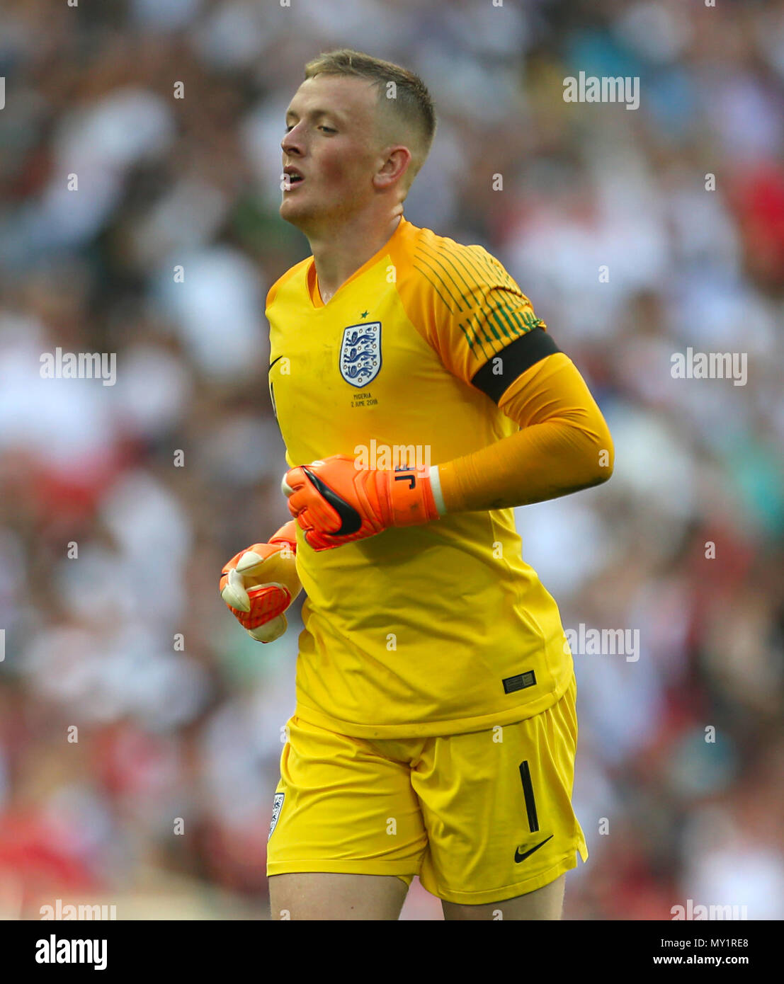 England goalkeper Jordan Pickford Stock Photo - Alamy