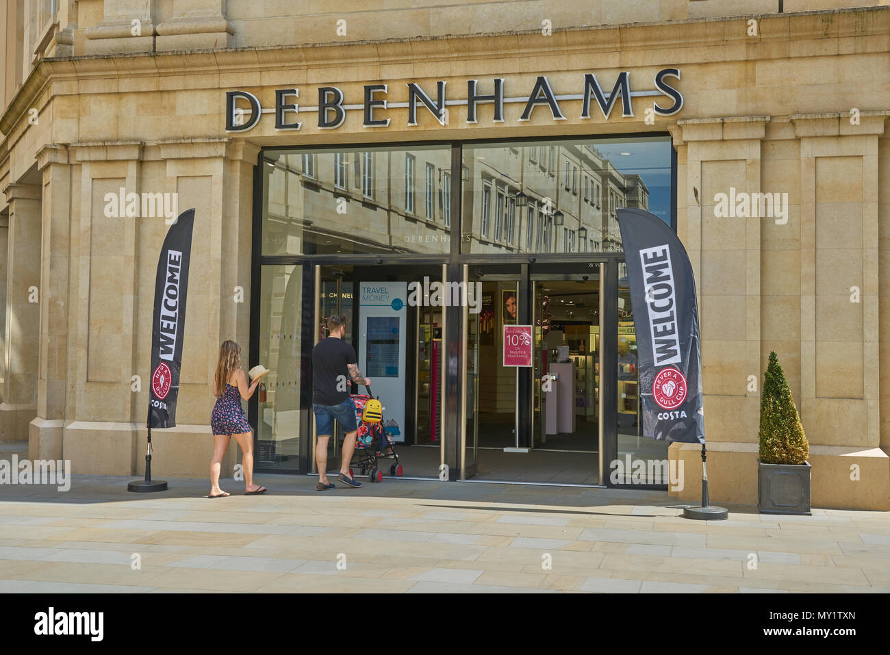 debenhams department store bath Stock Photo - Alamy