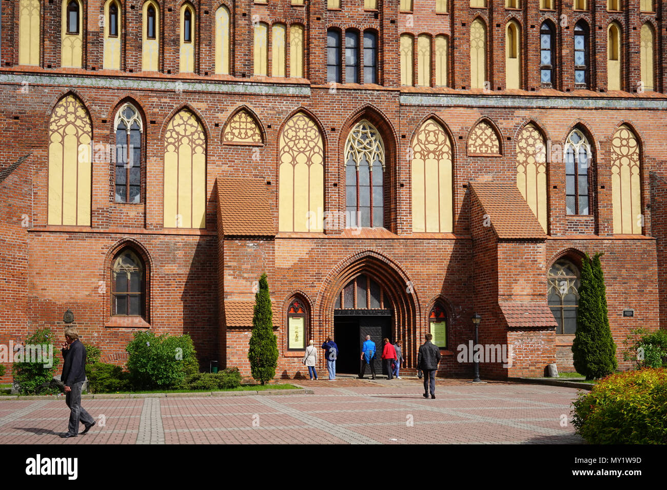 Kaliningrad , Russia-may 18, 2016: The entrance to the Cathedral of ...